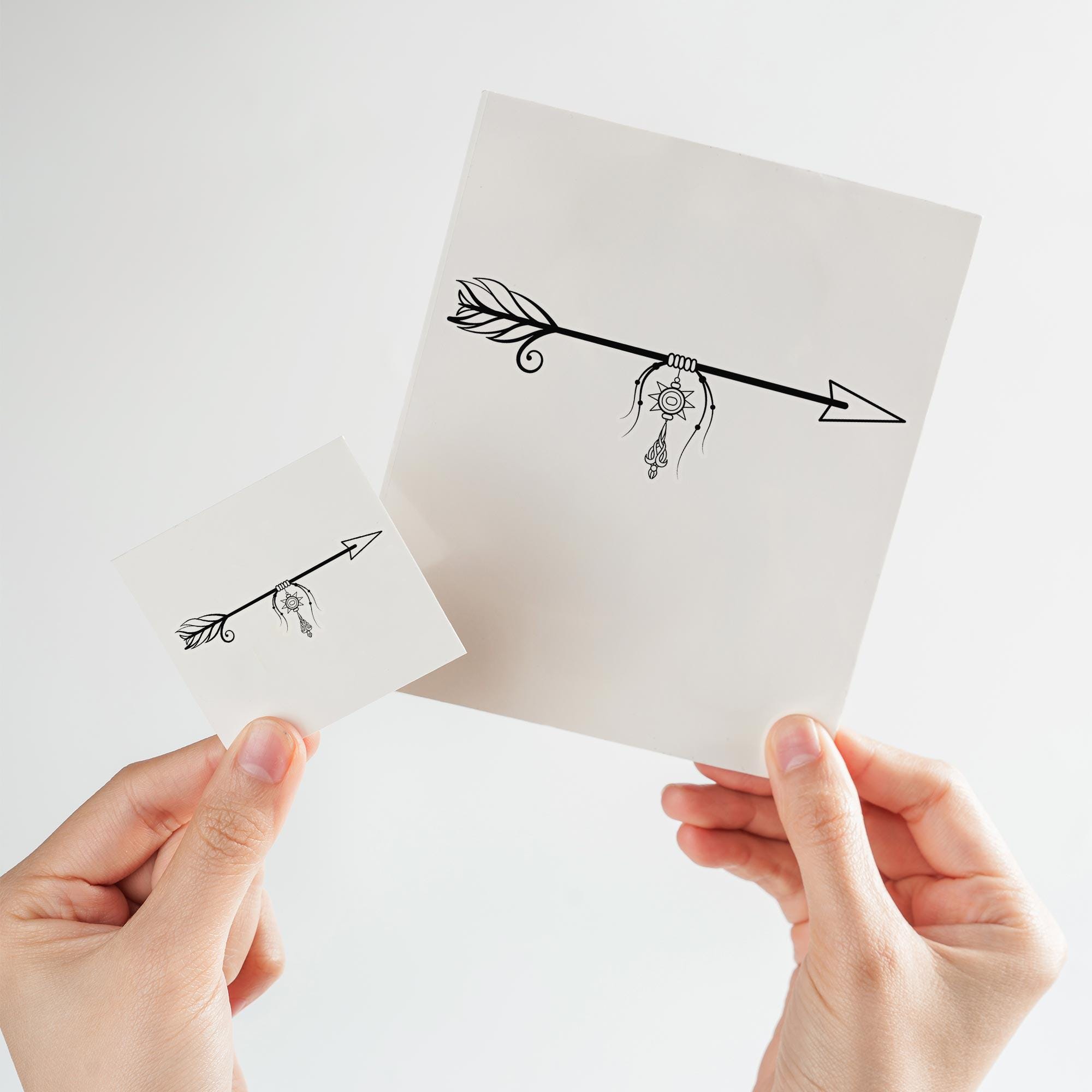 Set of Hand-drawn Decorative Arrows | Bohemian Arrow Clipart Set - Etsy