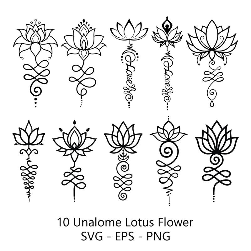 Unalome Svg - Etsy