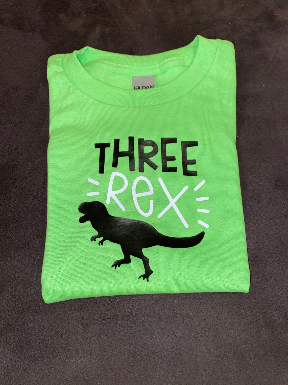 Three Rex T-shirt Kids Birthday Shirt - Etsy