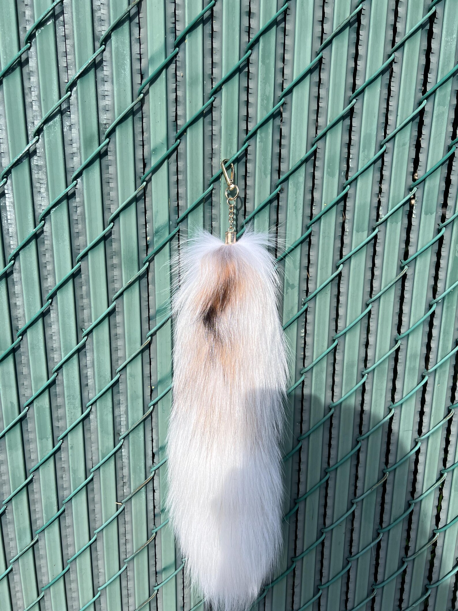 Ethically Sourced Rare Red Tone Marble Fox Tail - Etsy