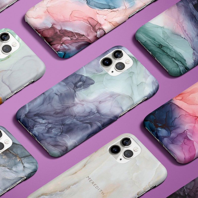 Marble iPhone Case - Etsy