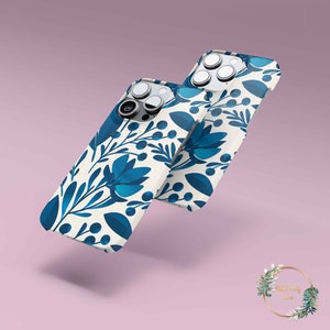 Blue Floral for Samsung Galaxy S10 Case Samsung Note 10 S10 Case S9 ...