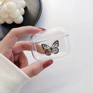 Butterfly AirPod Case With Keychain Airpods Pro Case Protective ...