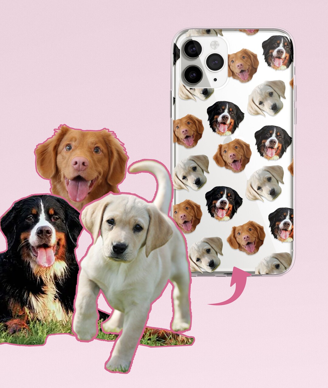 Custom Pet Phone Case Using Pet Photo + Name Custom Dog Phone Case Custom Cat Phone Case ...