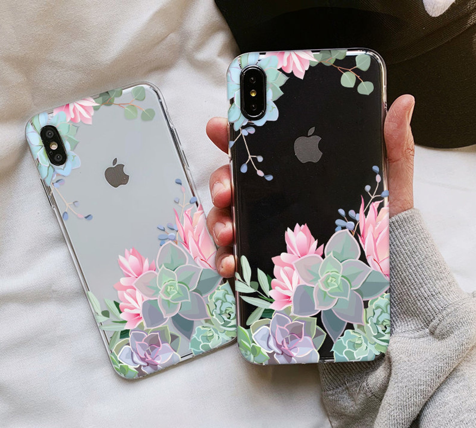 Succulent iPhone 11 Case Floral iPhone XR Case iPhone 8 Case | Etsy
