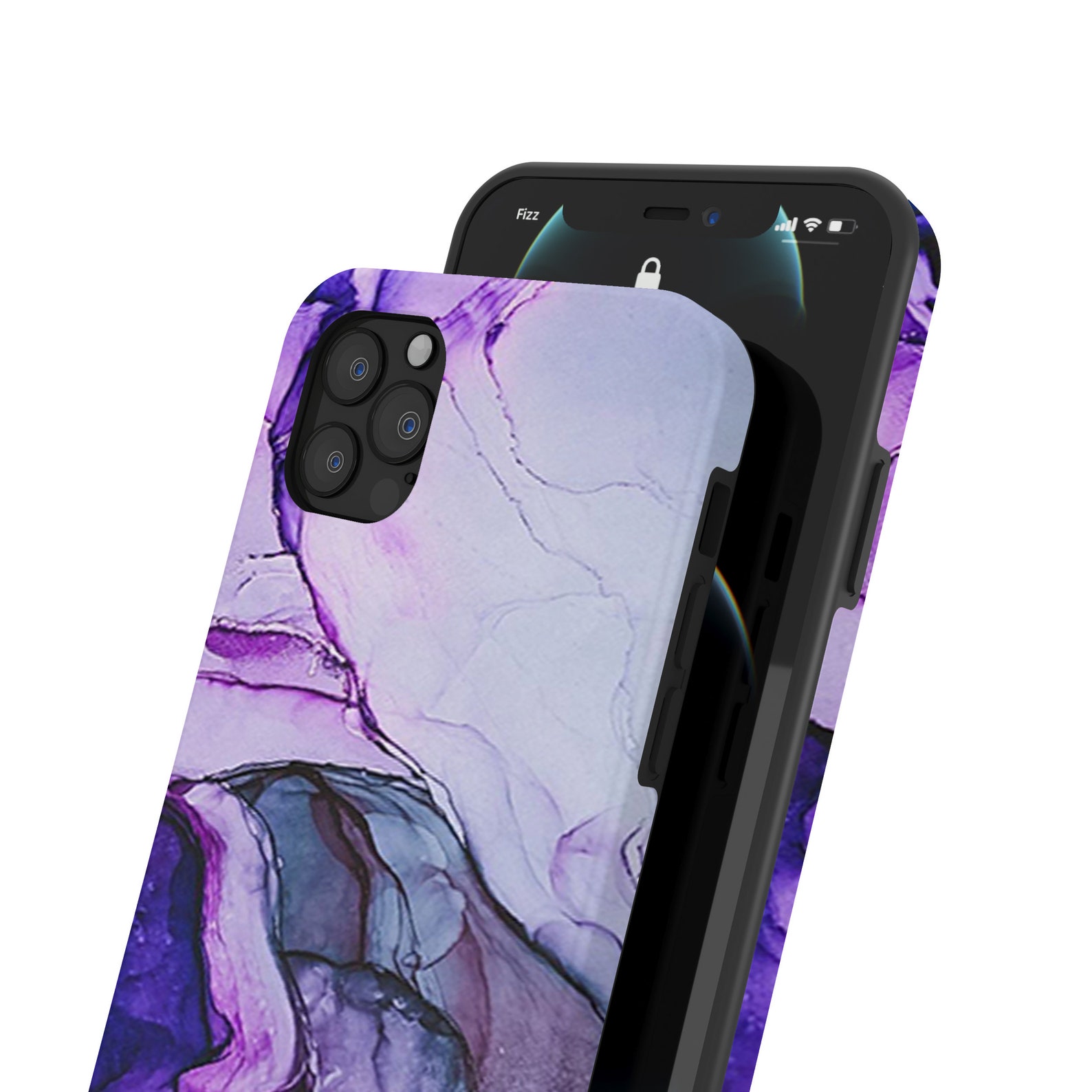 Marble Purple Iphone 11 12 Pro Max Case Iphone XR Case 12 Mini | Etsy