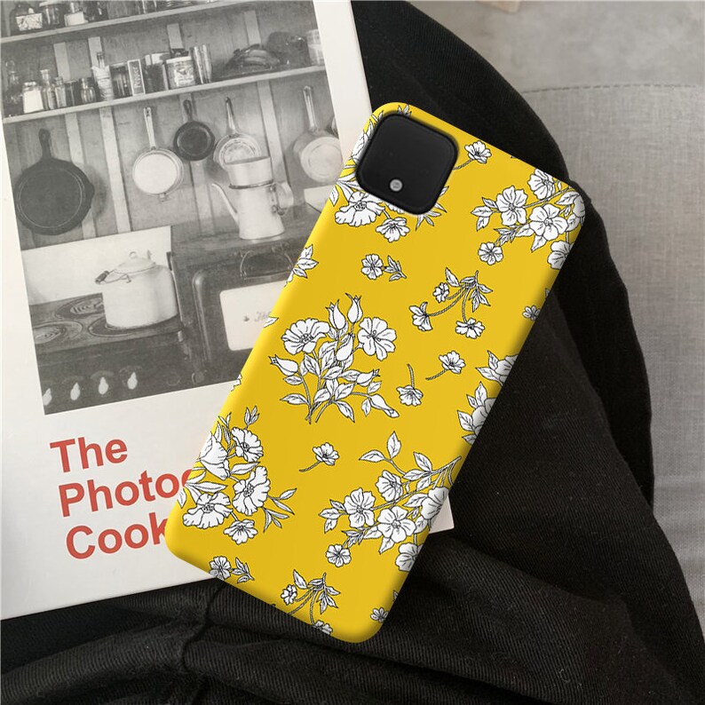 Yellow Floral Google Pixel 7 6 Pro Case Google Pixel 4 XL Case - Etsy