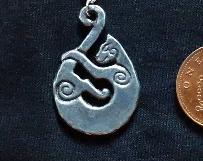 Pangur Ban Cat Pendant - Etsy