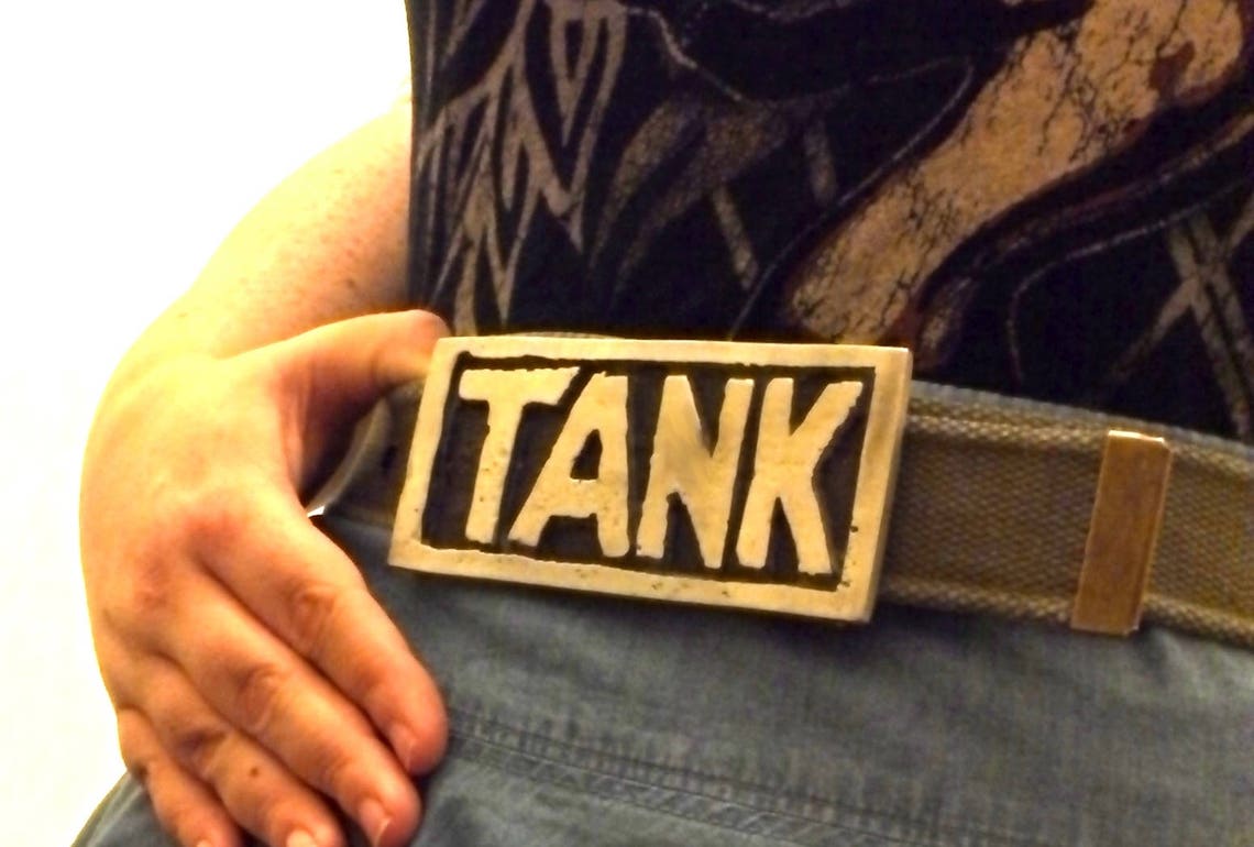 Tank Girl Belt Buckle Pewter - Etsy