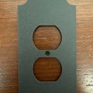 Scroll Top - Primitive Colonial Outlet Cover - Ready to Paint ...