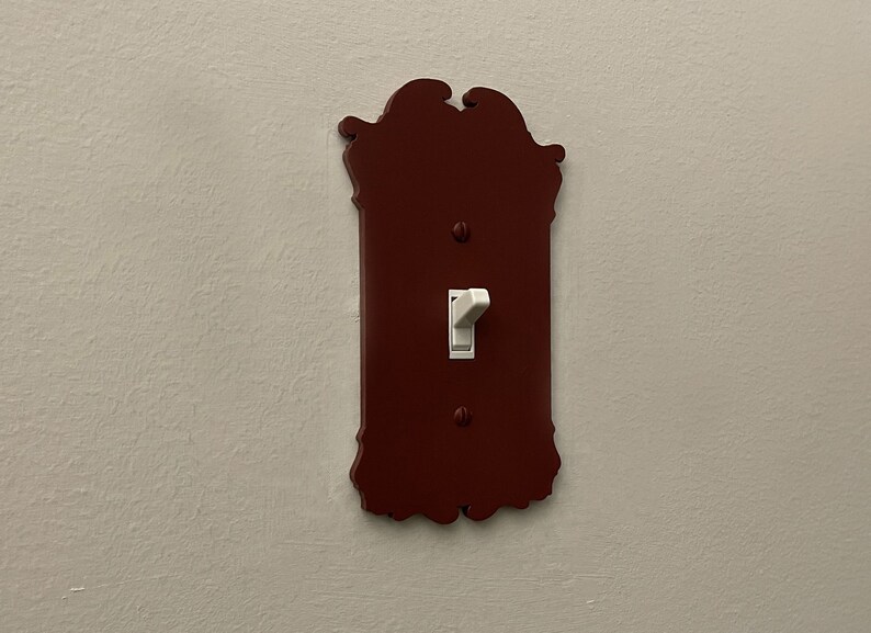 Whale Tail - Primitive Colonial Light Switch Cover - Ready to Paint ...