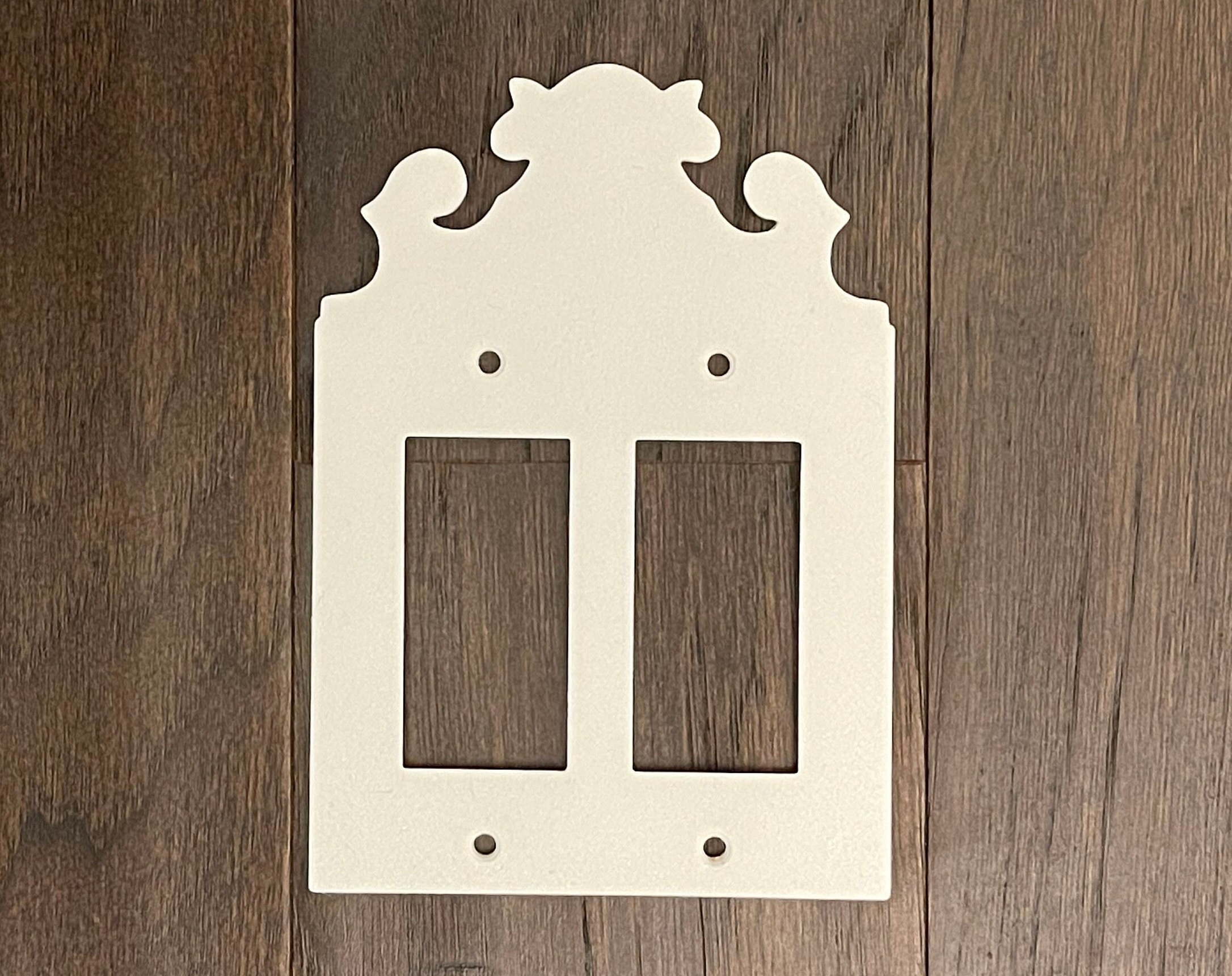 Queen Anne - Primitive Colonial Light Switch Cover - Ready to Paint ...