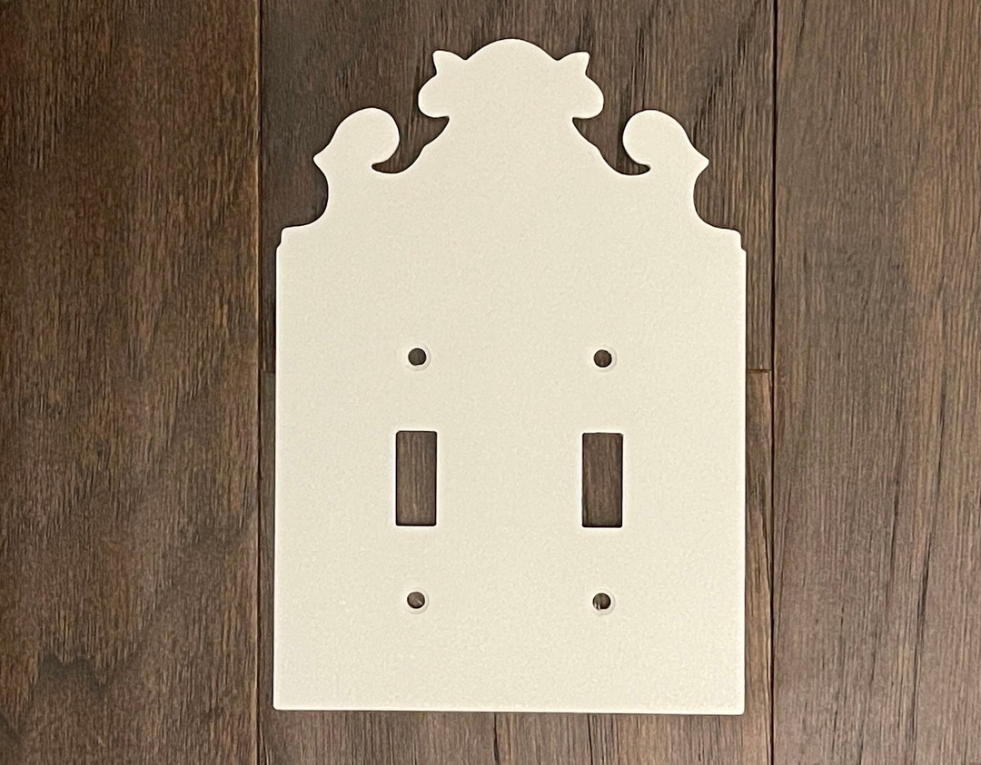 Queen Anne - Primitive Colonial Light Switch Cover - Ready to Paint ...