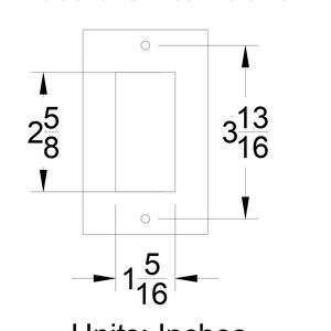 Early American - Primitive Colonial Light Switch Cover - Ready to Paint ...