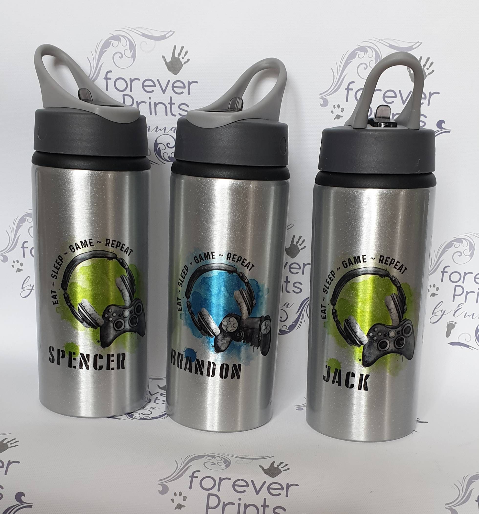 Metal Gamer Water Bottle Playstation Xbox Switch - Etsy UK