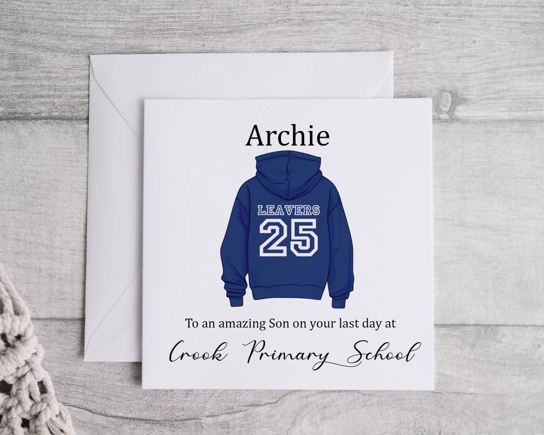 School Leavers Teacher Card 2025, Primary School Leaver, Leaver 2025 - Etsy
