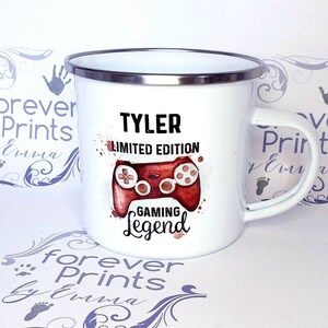 Gamer Mug Enamel Gamer Cup Gamer Gift - Etsy