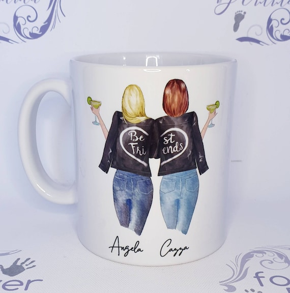 Best Friends Mug Personalised Best Friends Cup - Etsy UK