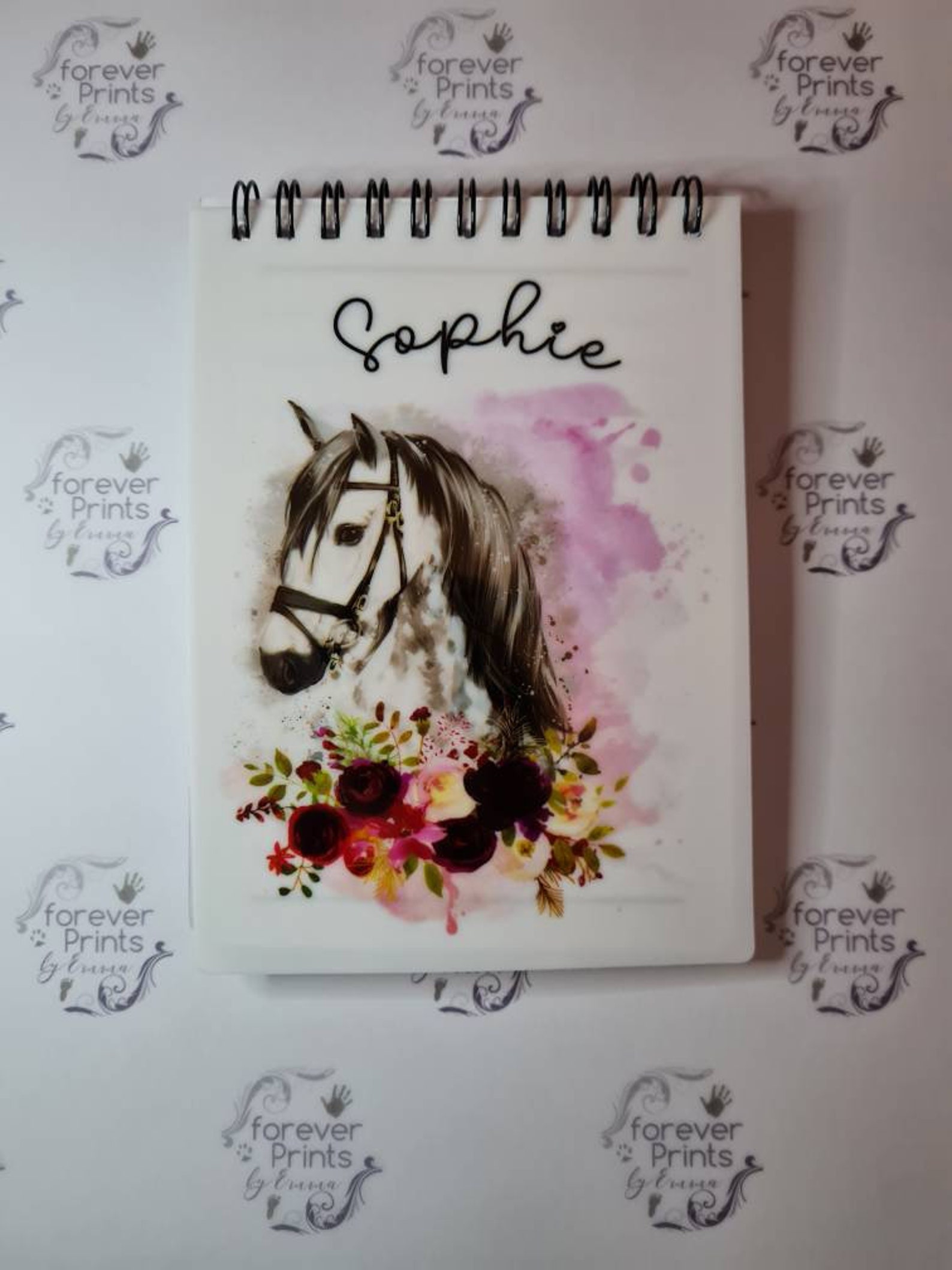 Personalised Horse A6 Spiral Notebook, Equine Gift - Etsy