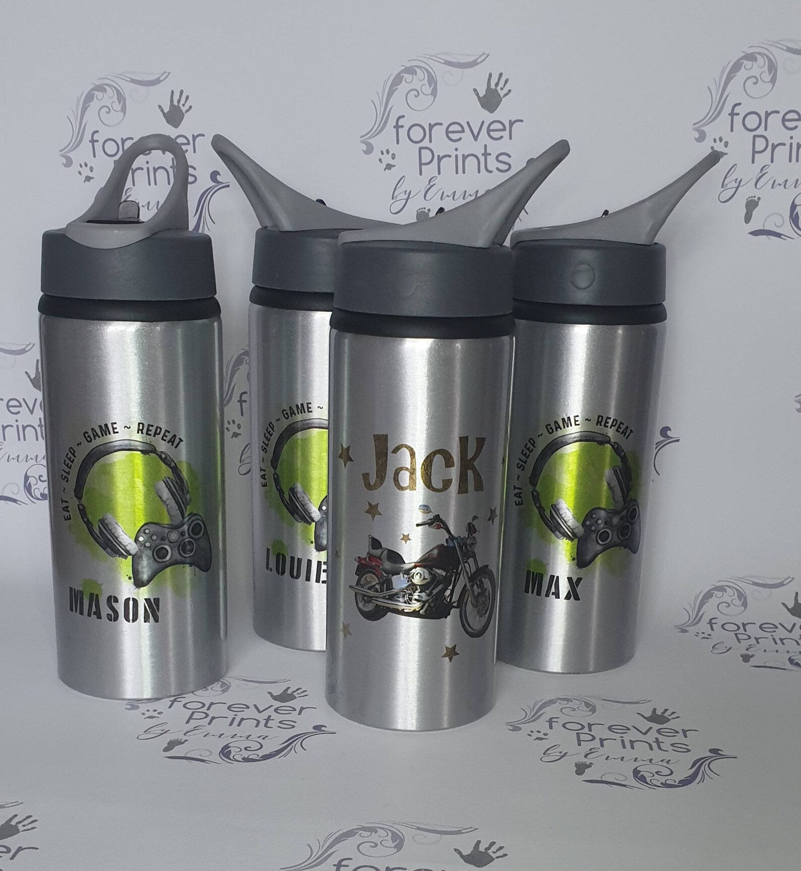 Metal Gamer Water Bottle Playstation Xbox Switch - Etsy UK