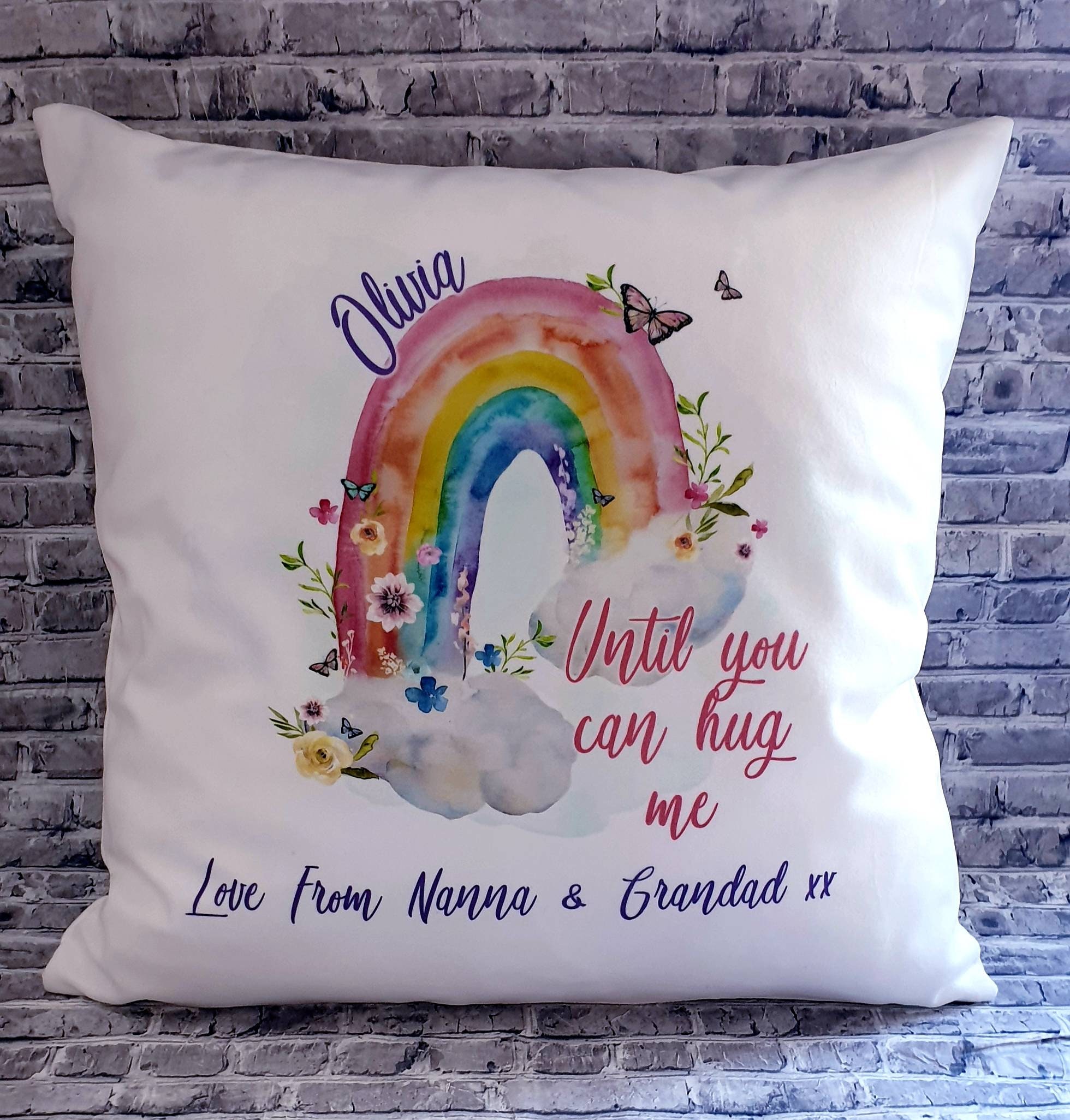 Hug Gift Hug Pillow . Rainbow Cushion. - Etsy UK