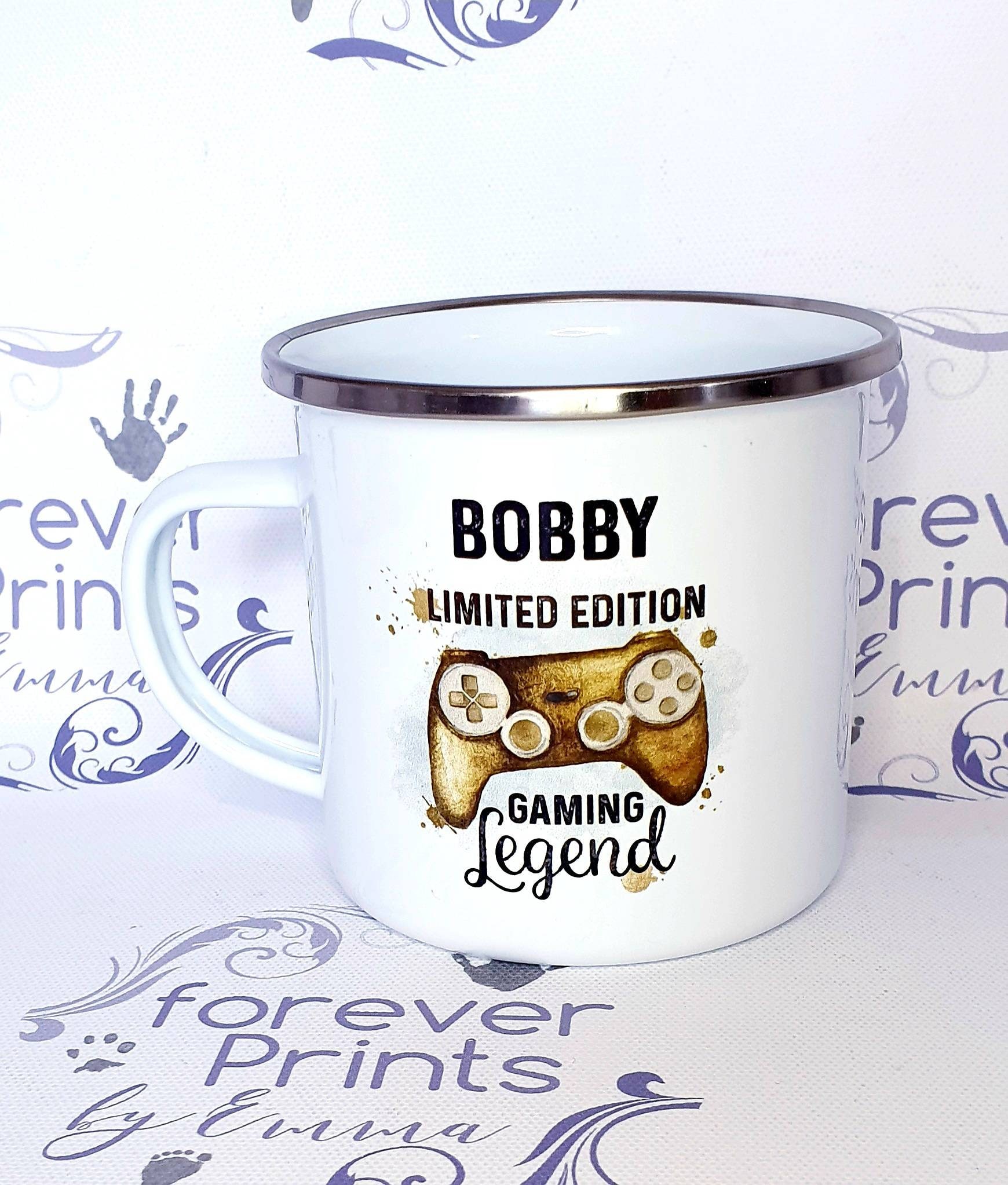 Gamer Mug Enamel Gamer Cup Gamer Gift | Etsy