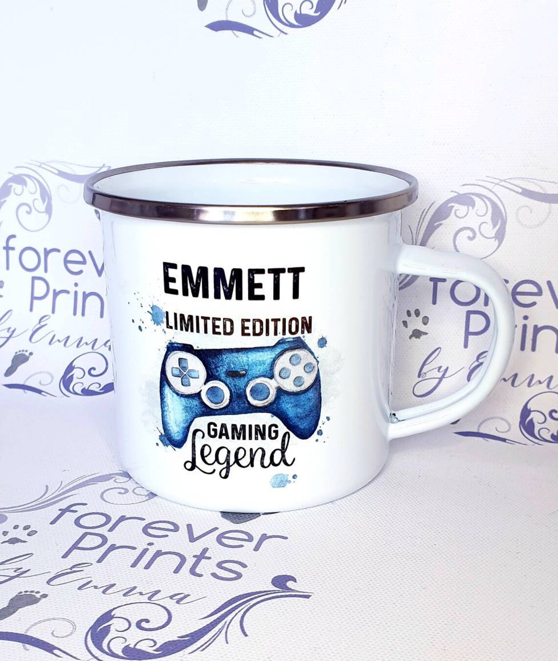 Gamer Mug Enamel Gamer Cup Gamer Gift | Etsy
