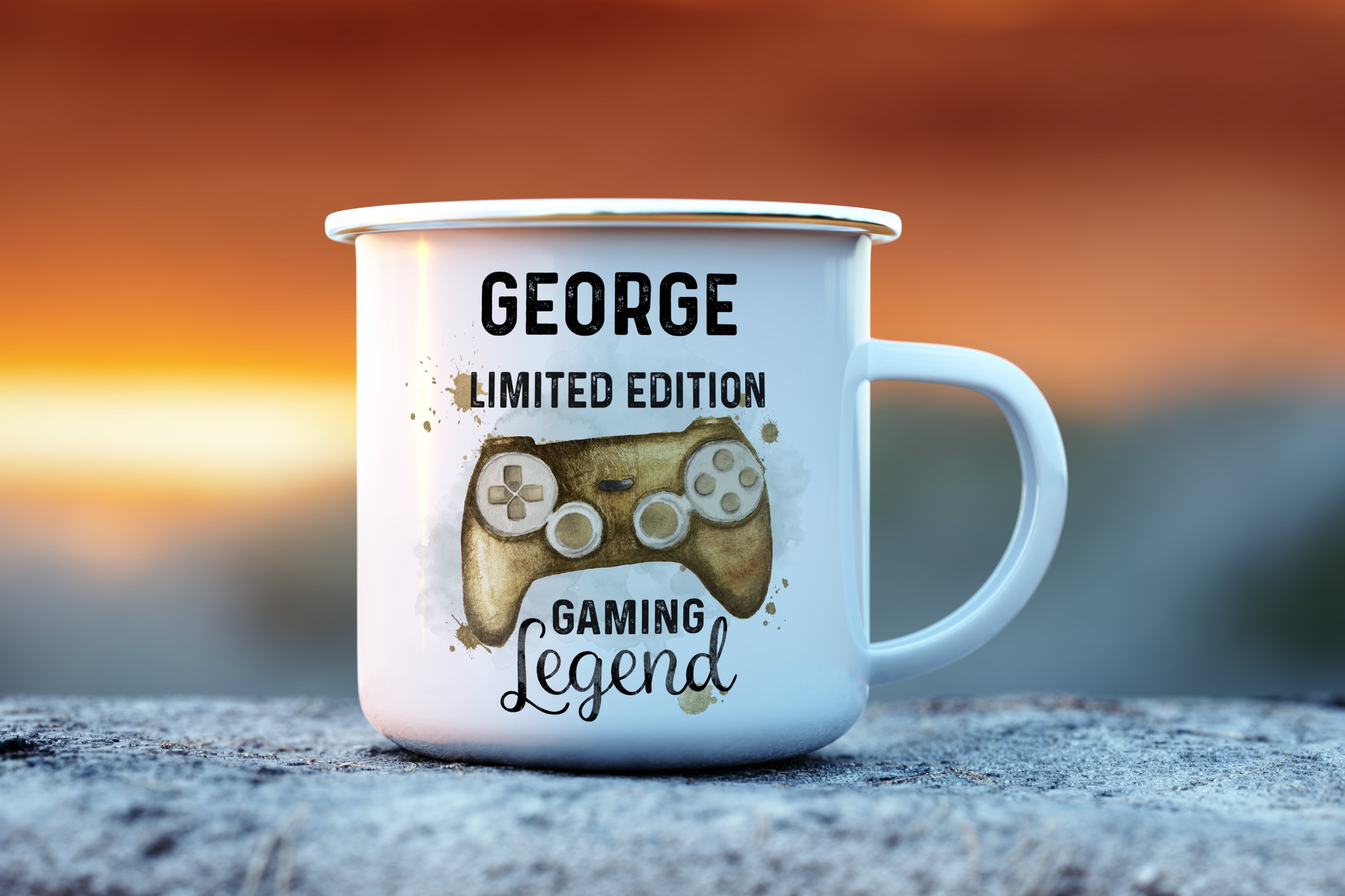Gamer Mug Enamel Gamer Cup Gamer Gift | Etsy