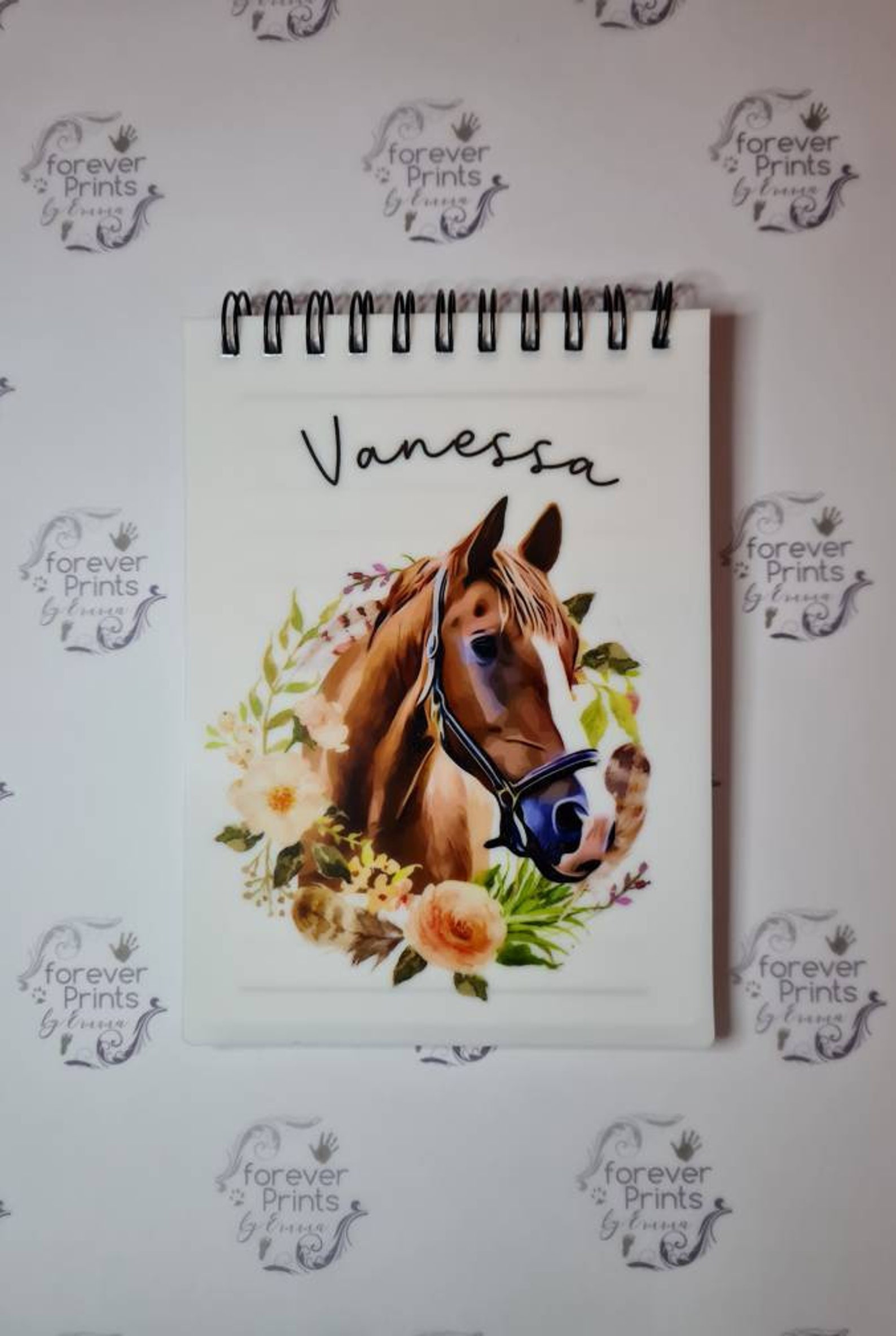 Personalised Horse A6 Spiral Notebook, Equine Gift - Etsy