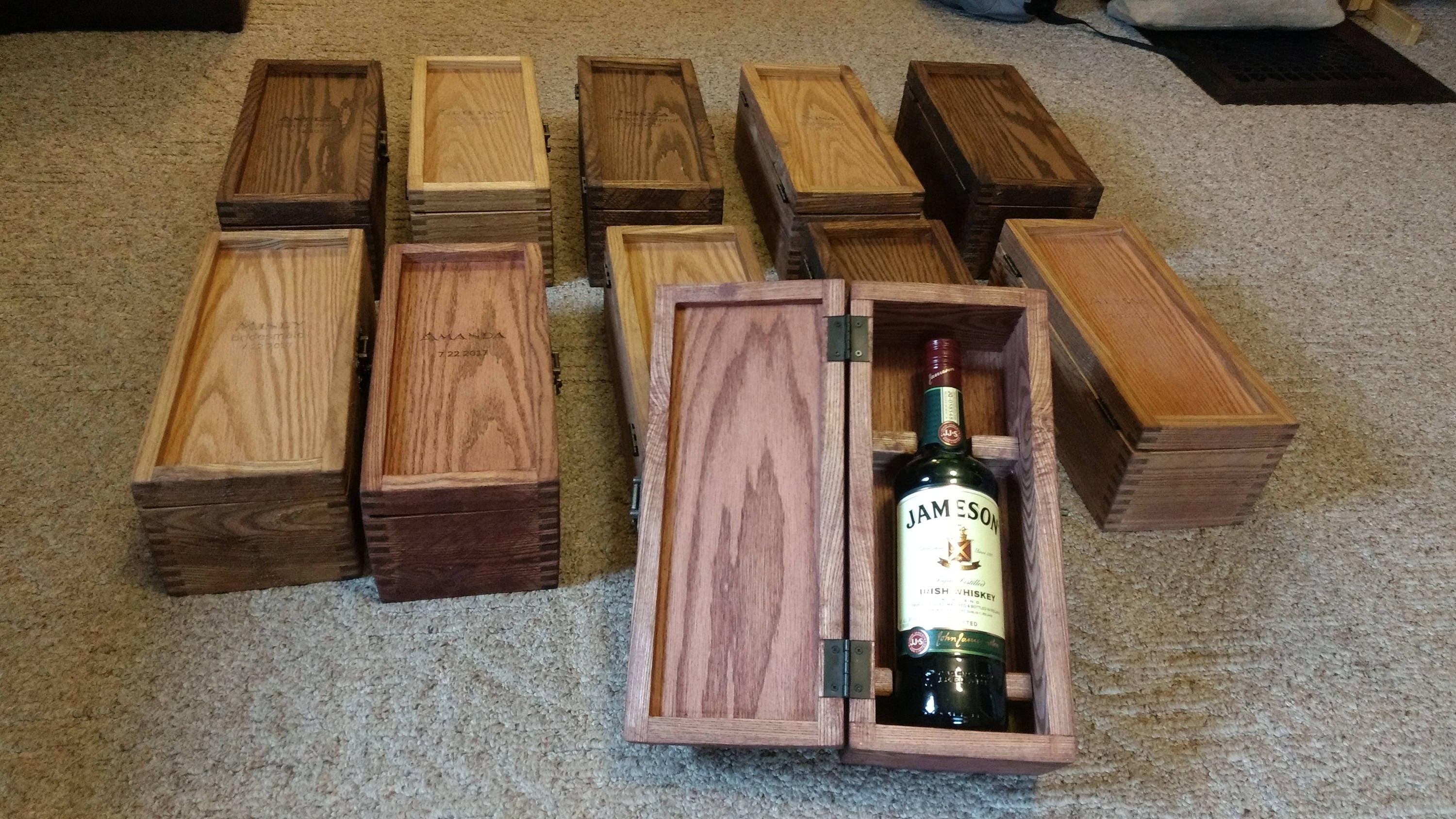 Custom Wine & Whiskey Box - Etsy