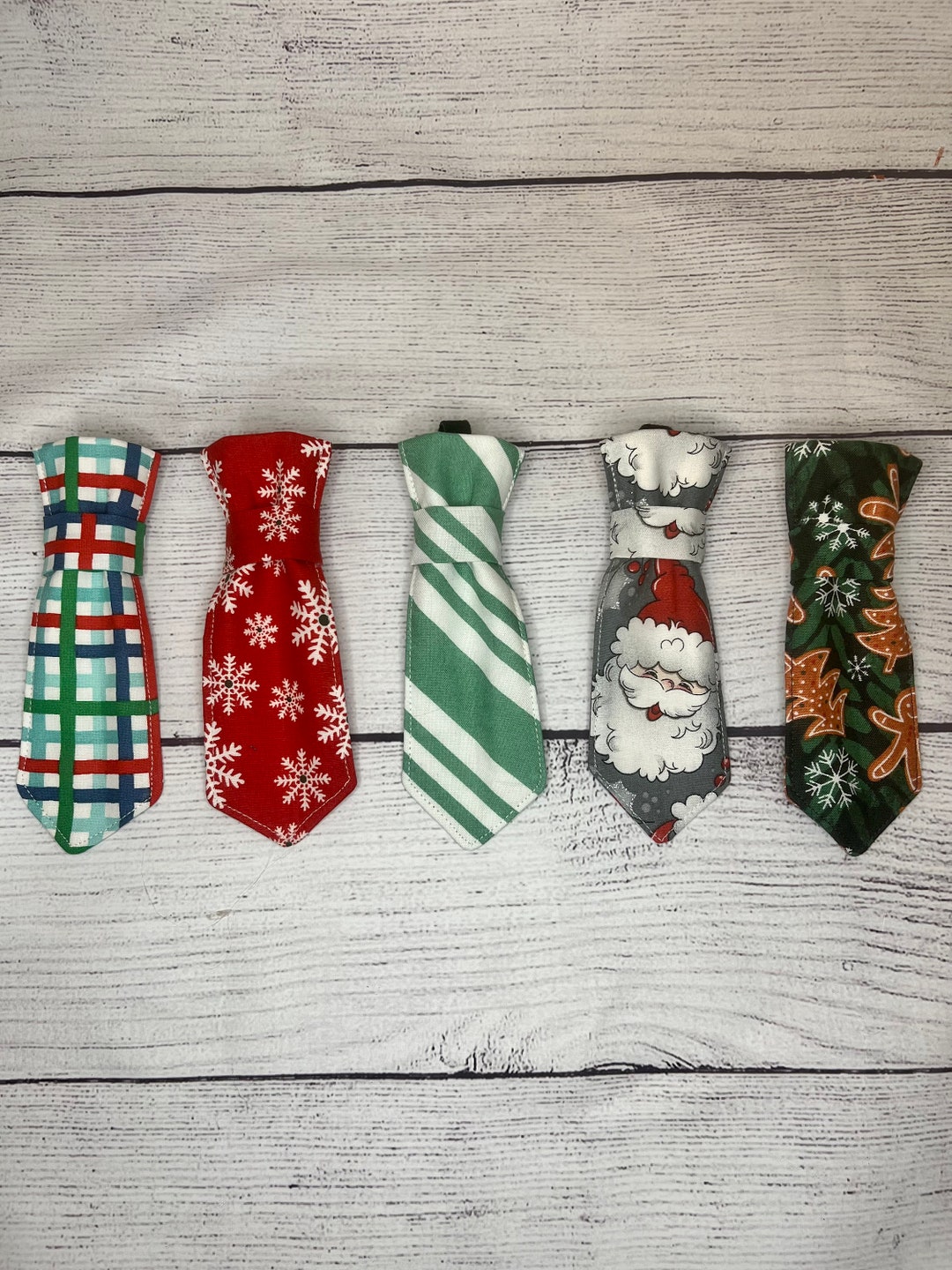 Winter and Christmas Pet Ties, Dog Ties, Pet Necktie, Dog Collar ...