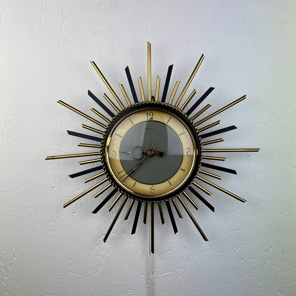 Sunburst Clock - Etsy