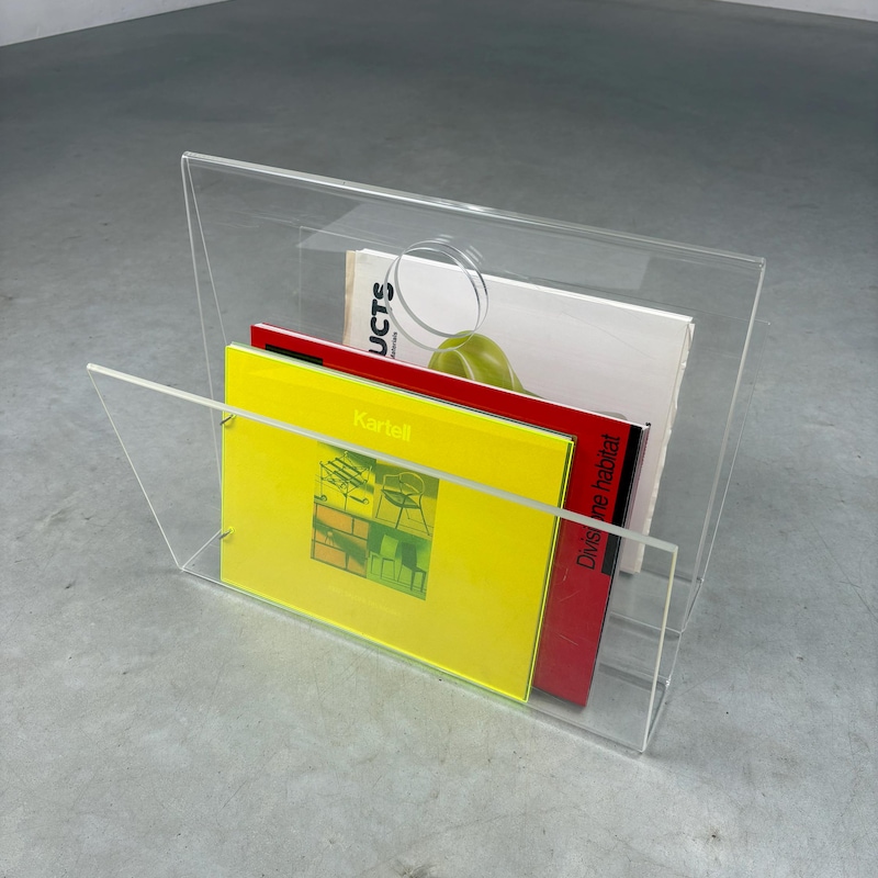 Plastic Magazine Rack Vintage - Etsy