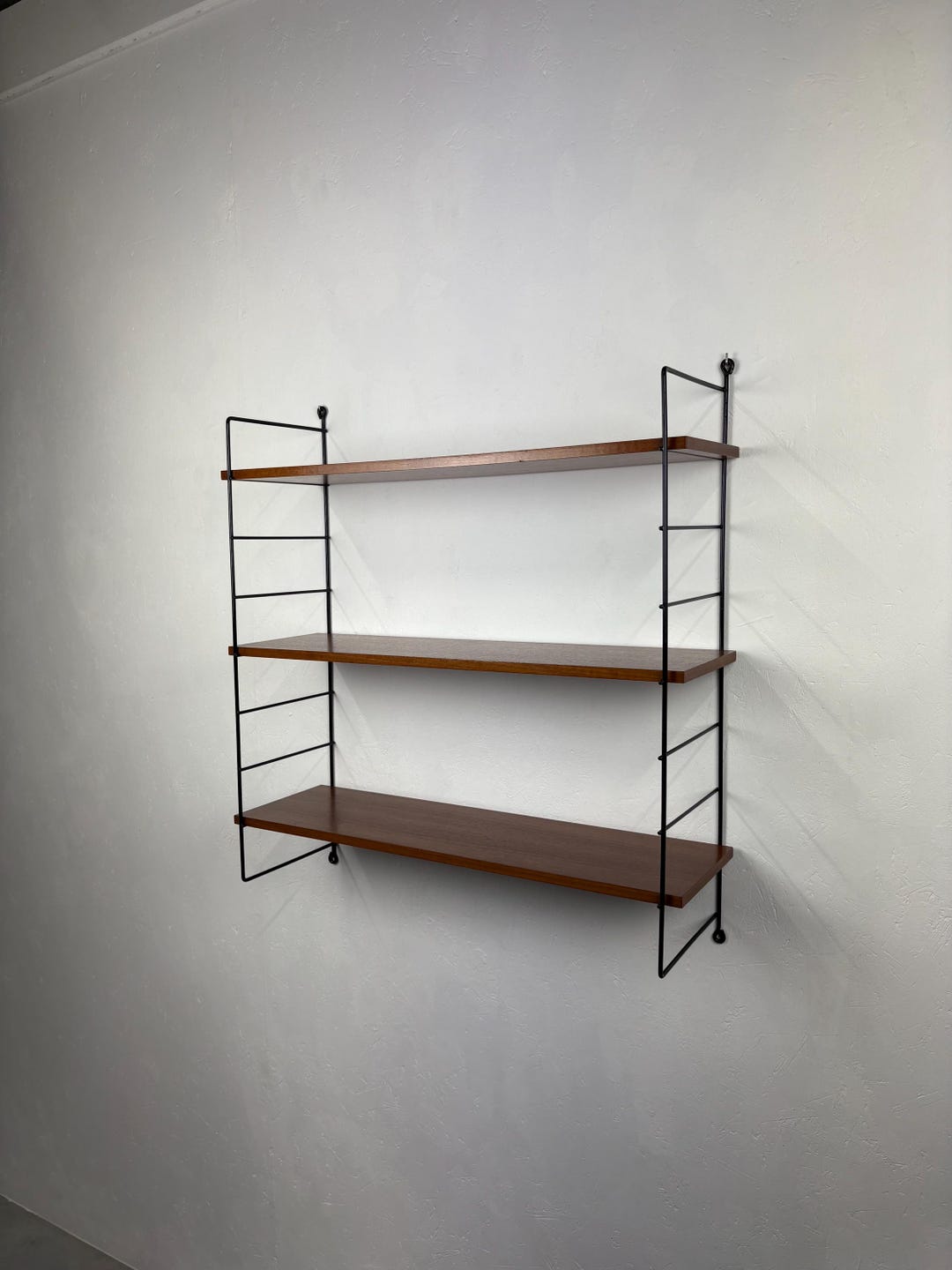 Vintage Wall Rack - Original Design Shelves - Modern 70s Dutch ...