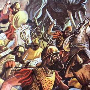 Judas the Mahabeer Bellarmine Bible Plate Vintage 50's Mid Century ...