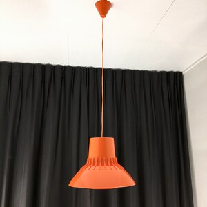 Orange Nordisk Solar Compagni Lamp - Sven Middelboe - Vintage Space Age ...