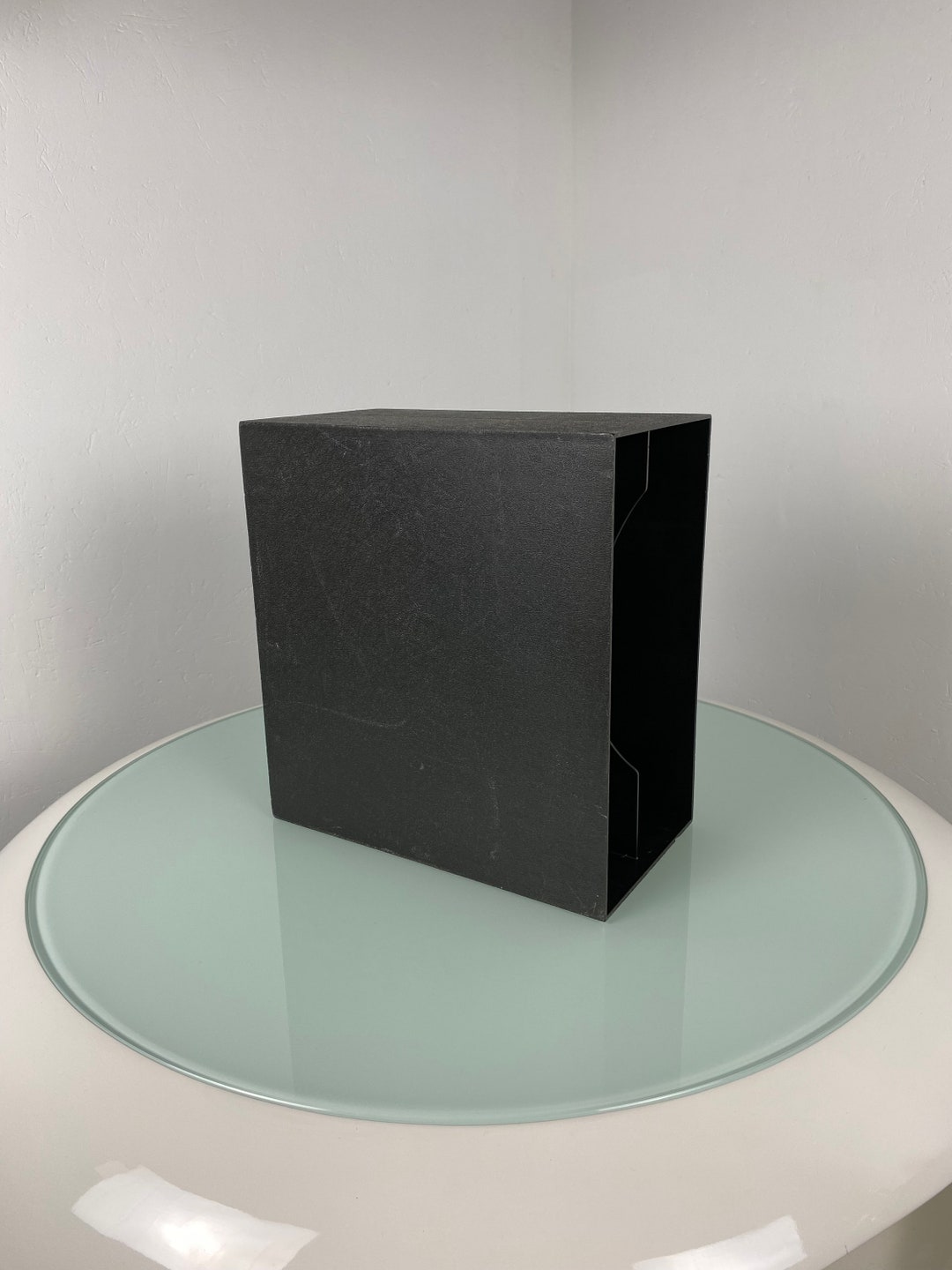 Vintage Black Record Holder - 70s Dutch LP Box - Retro 12 Inch Vinyl ...