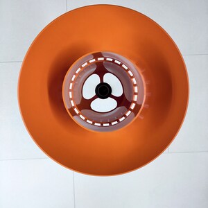 Orange Nordisk Solar Compagni Lamp - Sven Middelboe - Vintage Space Age ...