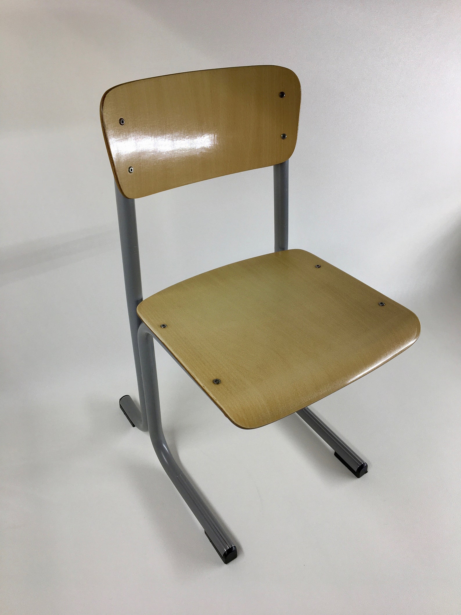 Dutch 90's Children's School Chair - Vintage Galvanitas Metal Kids ...