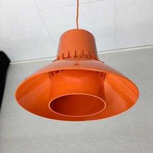 Orange Nordisk Solar Compagni Lamp - Sven Middelboe - Vintage Space Age ...