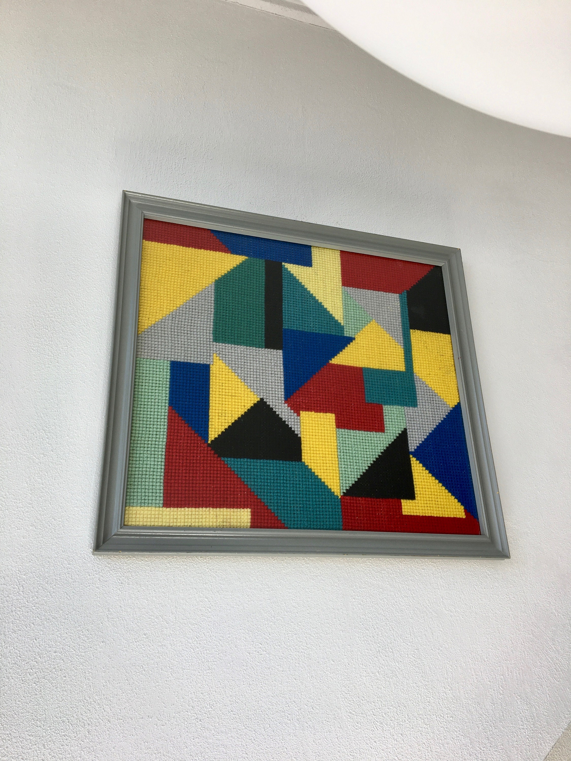 Vintage Wall Decoration 80's Embroidery Artwork Retro | Etsy