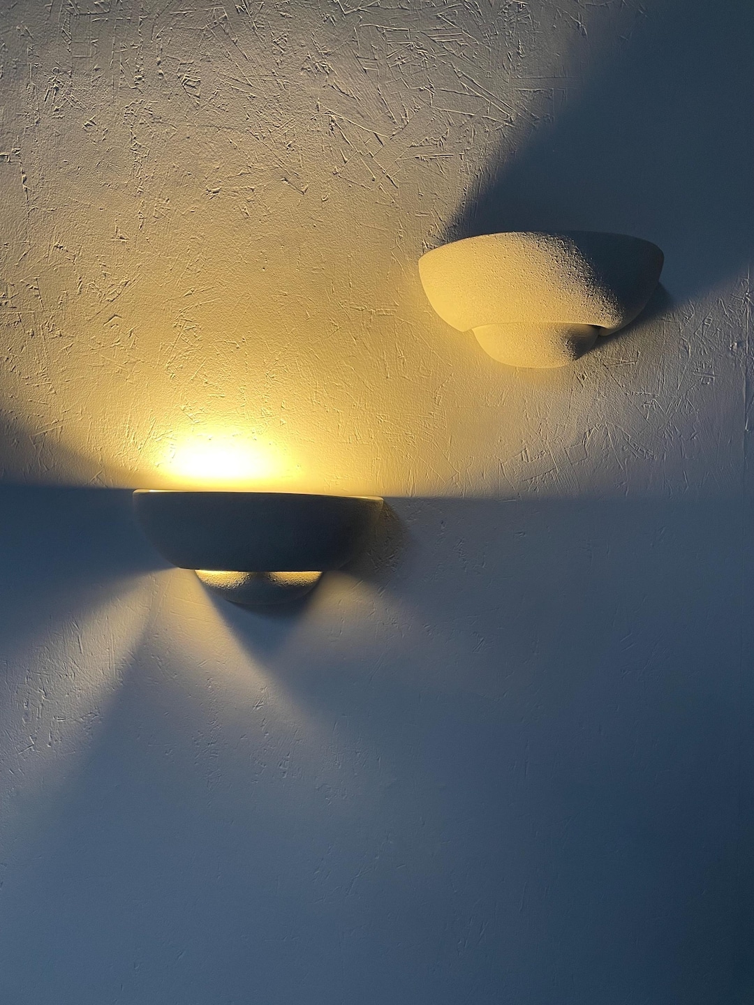 Vintage Uplighter Set - IKEA V9704 - Ceramic Wall Light - Minimalistic ...