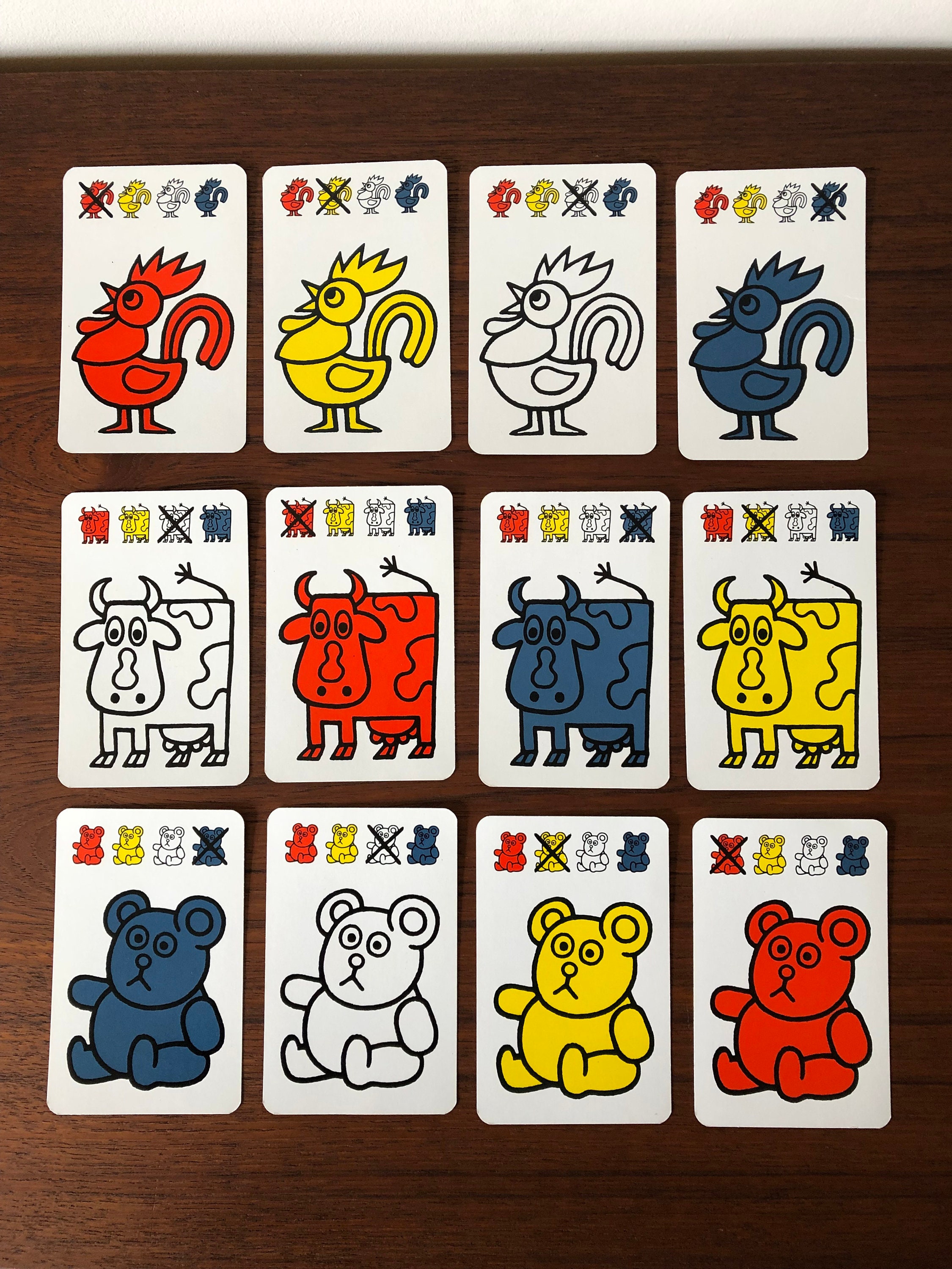 Vintage Card Game Quartet For Toddlers From Jumbo | Etsy