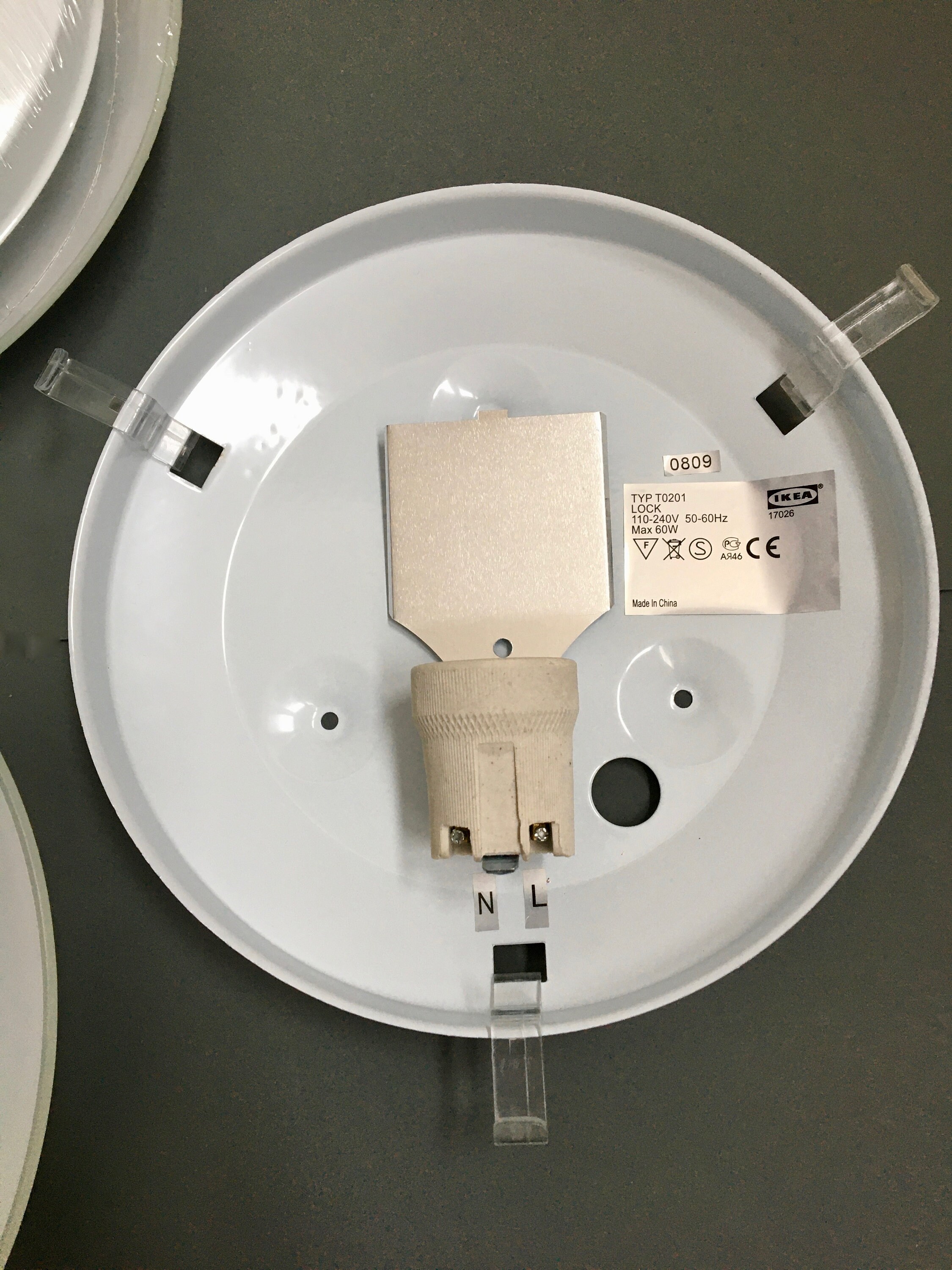 Nuevo viejo stock IKEA LOCK luz de techo lámpara de vidrio | Etsy