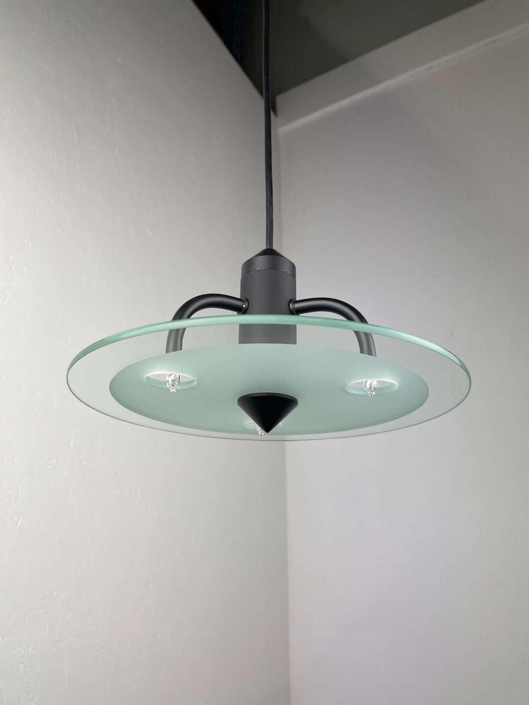 Vintage 90s Modern Minimalist Hanging Lamp - Wofi Leuchten - 12 Volt ...