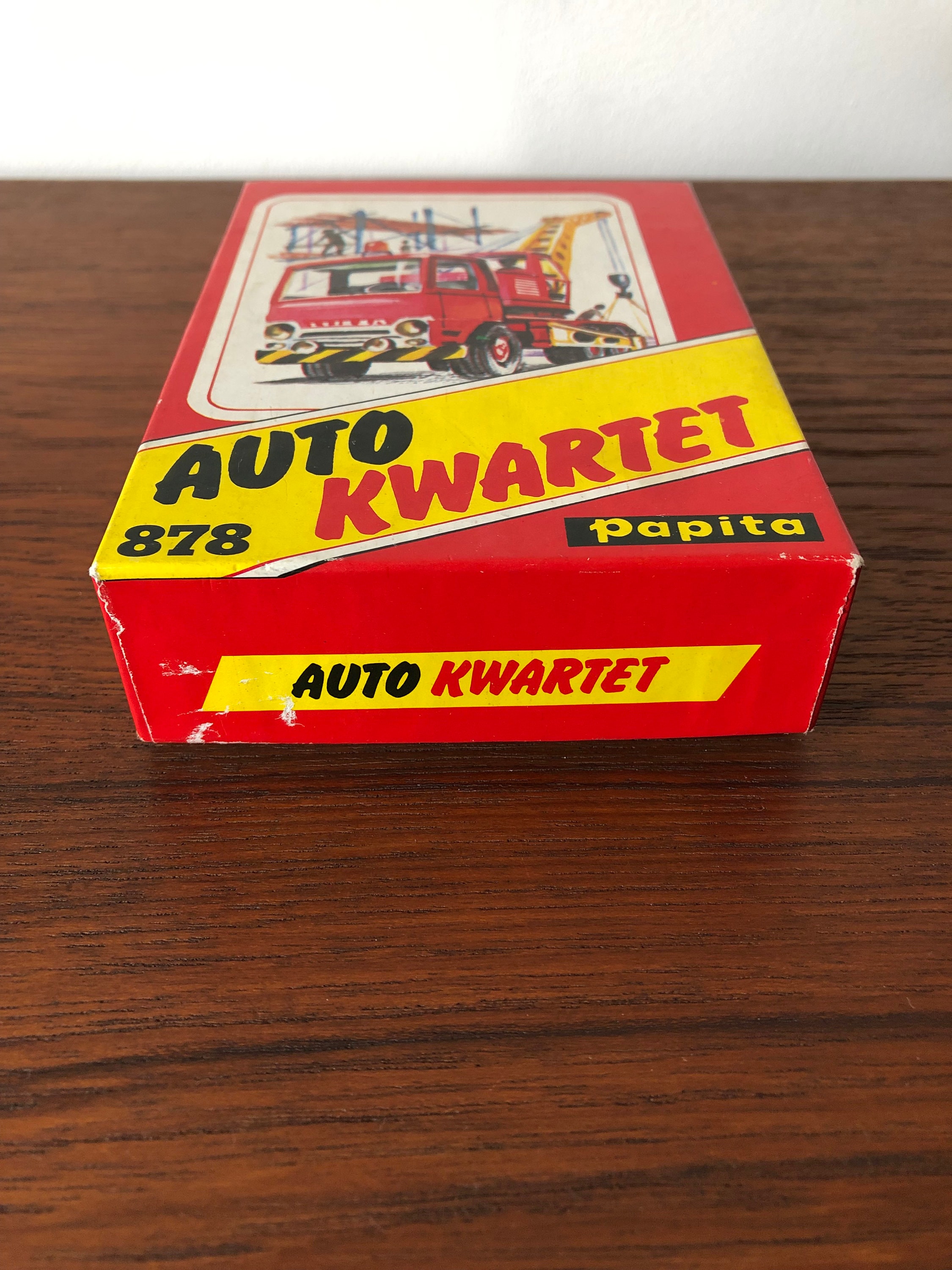 Vintage Card Game Quartet Car Edition From Papita | Etsy