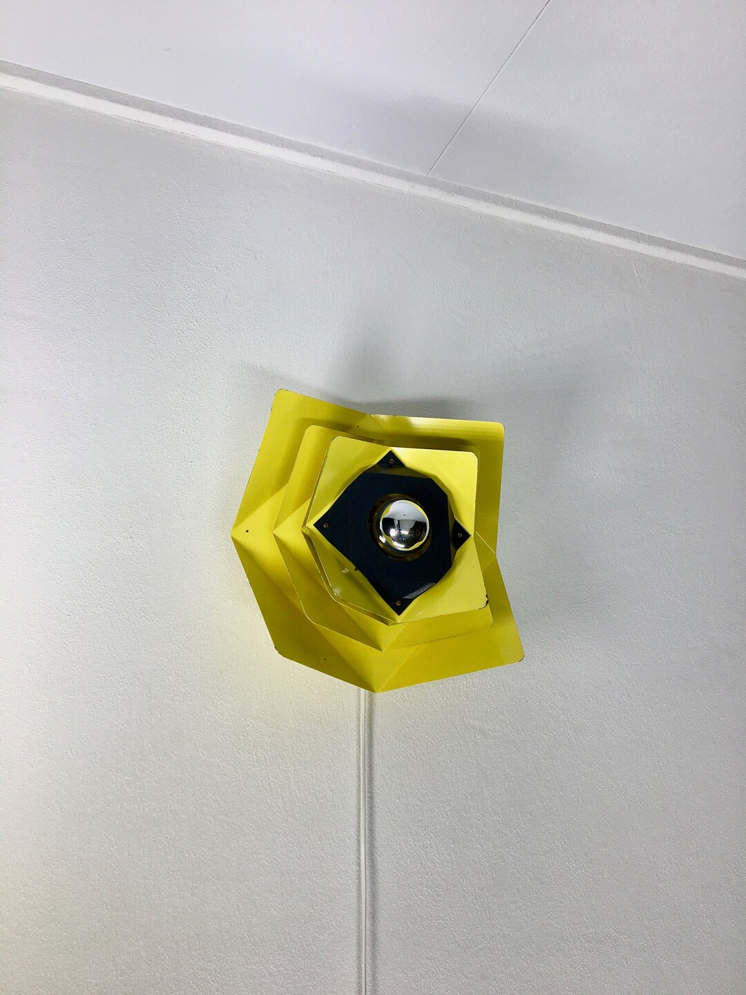 Bito Denmark Metal Wall Light - Rare Space Age Design - Vintage 70's ...