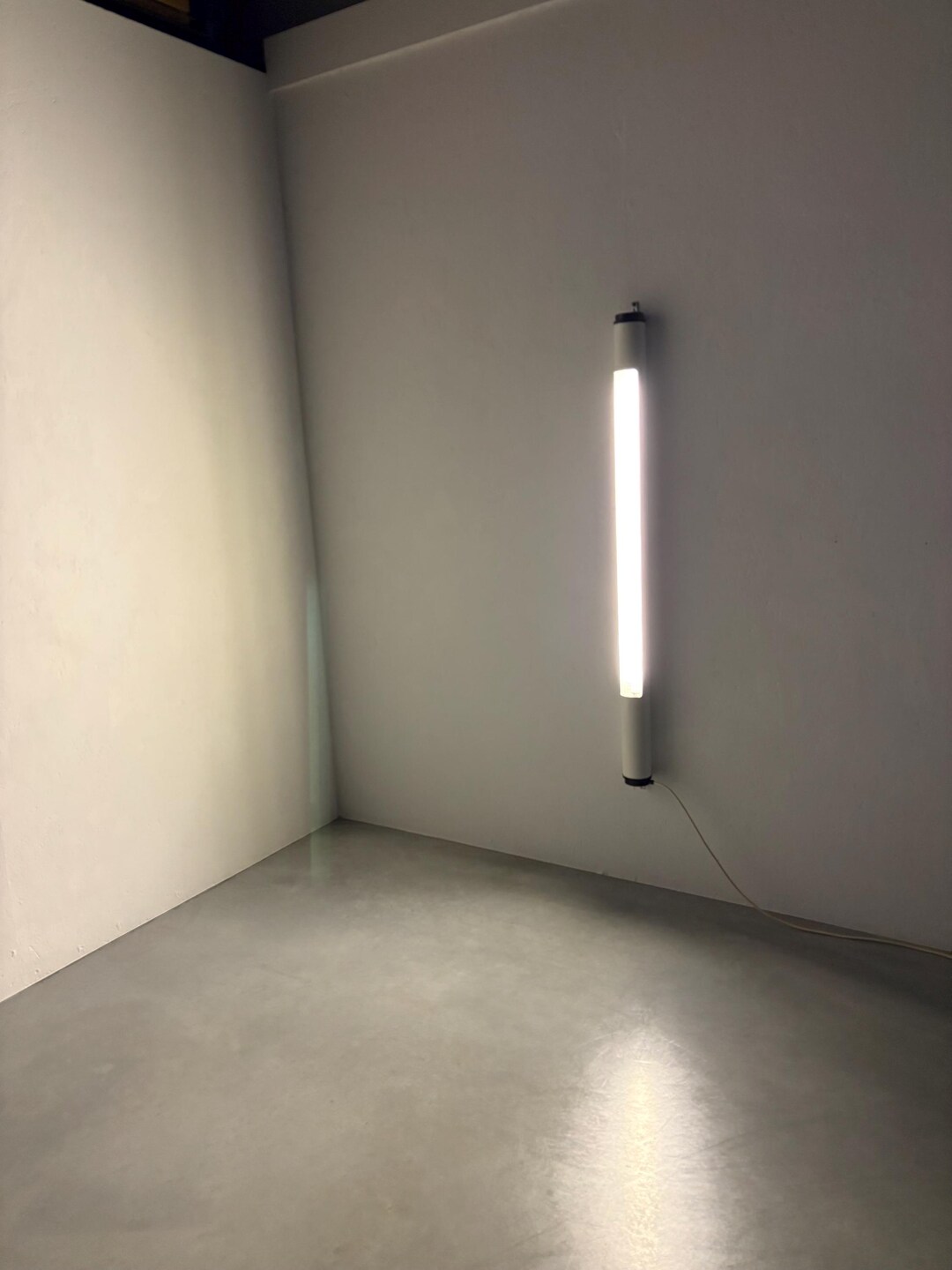 Modern Fluorescent Tube Lamp - Vintage 80s Lighting - Rare White ...