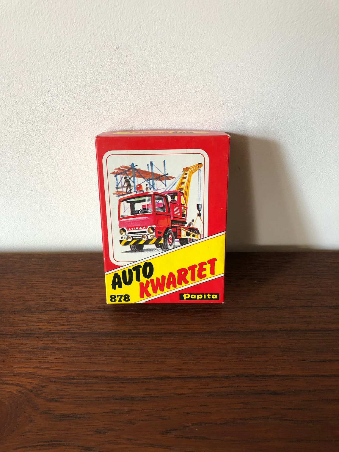 Vintage Card Game Quartet Car Edition From Papita | Etsy