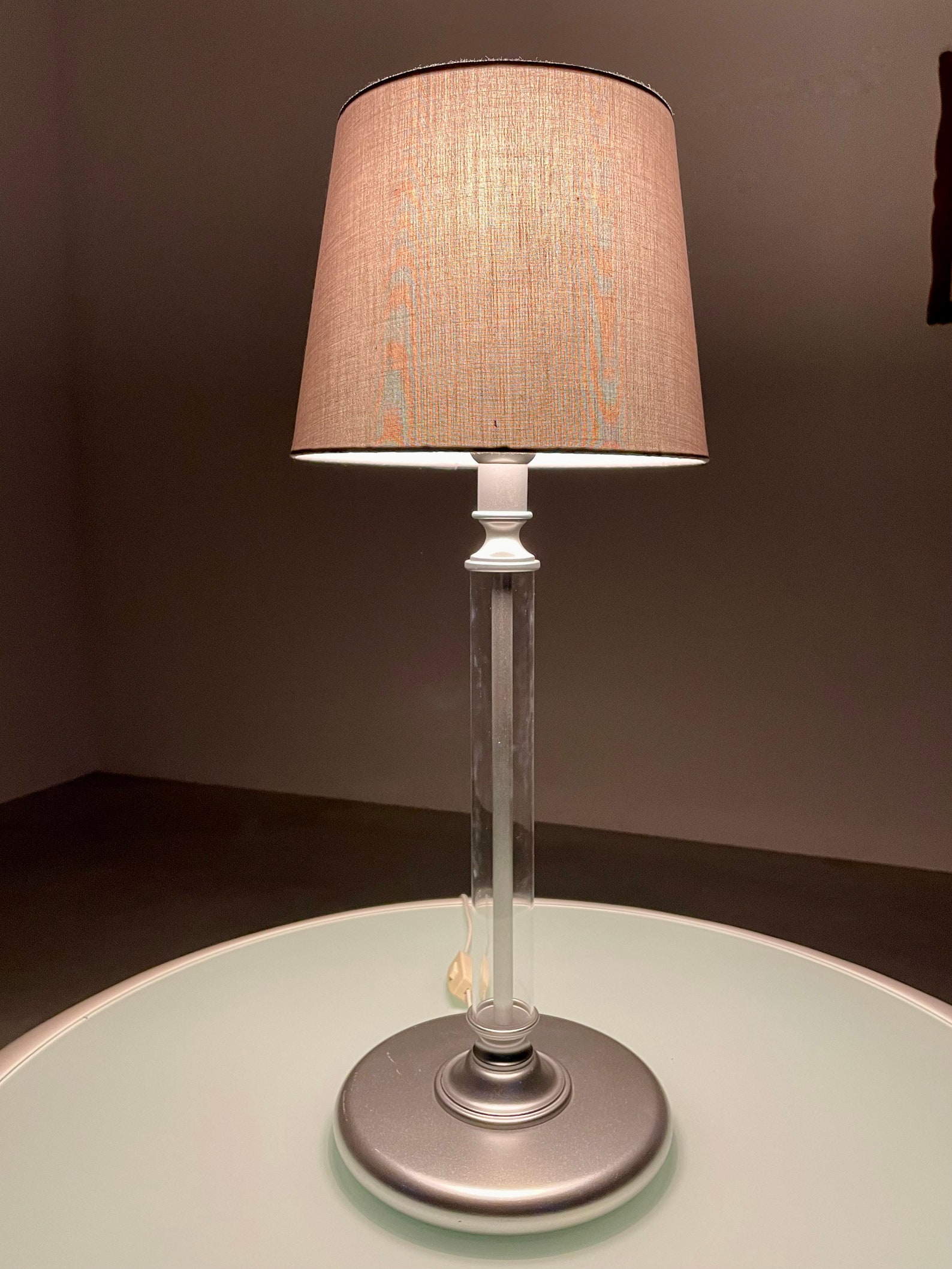 Modern Table Light - 1990s Lighting - Vintage 90s Plexiglass Desk Lamp ...